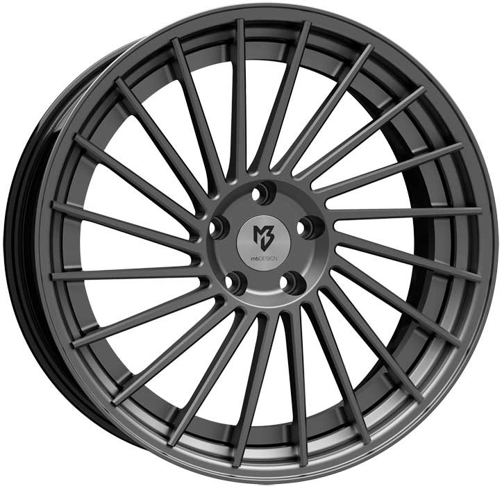 MB Design wheel front VR3.2 9x21 ET28 5x120 21 Inch gunmetal grey